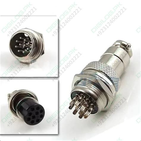 Xlr 10 Pin Cable Connector Chassis Mount Adapter Digilogpk
