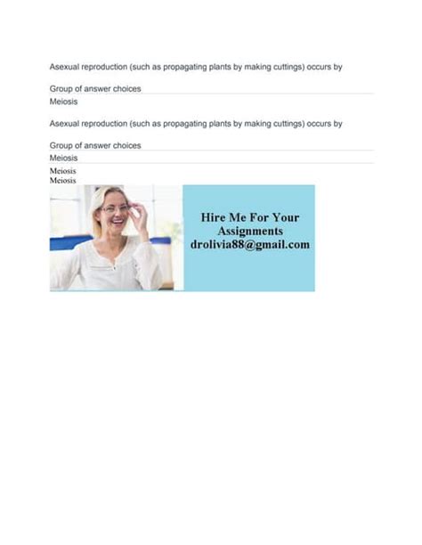 Asexual Reproduction Such As Propagating Plants By Making Cuttings Opdf