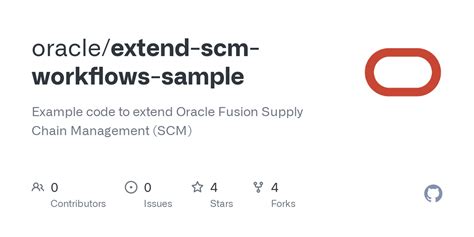 Github Oracleextend Scm Workflows Sample Example Code To Extend