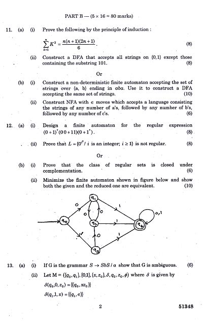 cs2303 theory of computation april may 2014 question paper university
