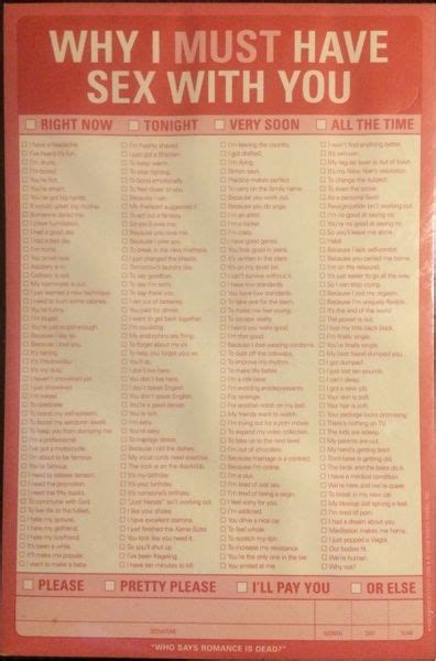 Why I Must Have Sex With You Never Opened Artofit