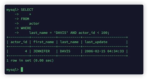 Mysql And 运算符的用法 Csdn博客