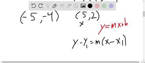 given each set of information find a linear equation satisfying the