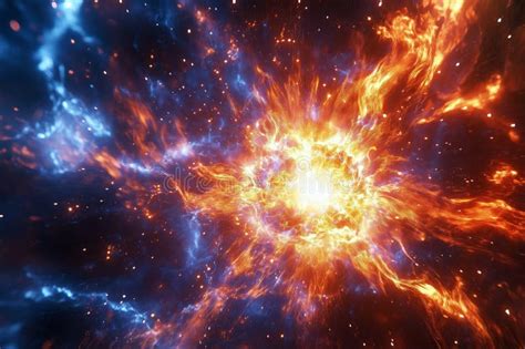 Abstract Swirling Vortex Of Vibrant Colors And Particles Creating A Mesmerizing Visual Effect