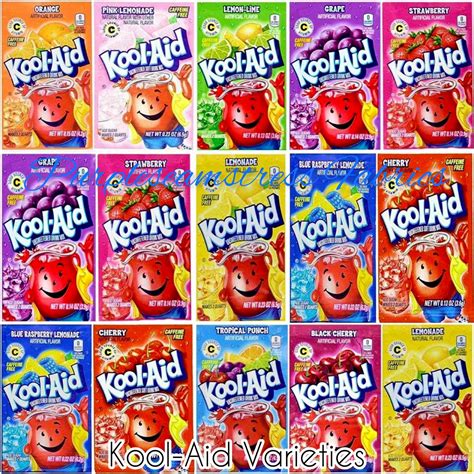 Kool Aid Varieties Fabric Purpleseamstress Fabric