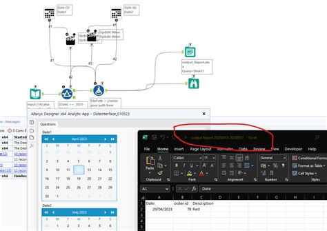 Solved Interface Tools With Output File Name As Date Rang Alteryx