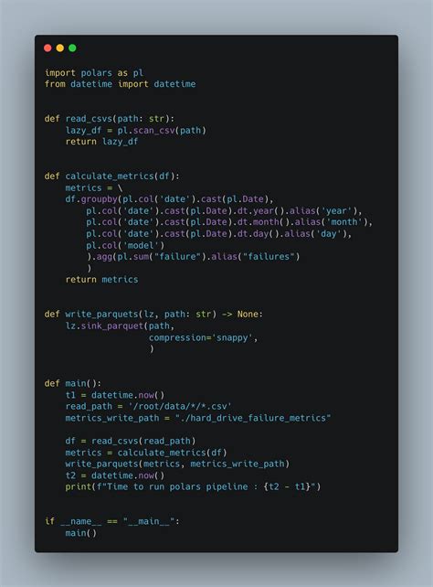 Spark Vs Polars Real Life Test Case By Daniel Beach