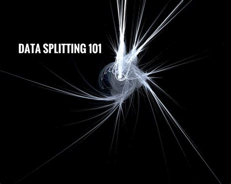 how data splitting boosts real time data processing william r palaia