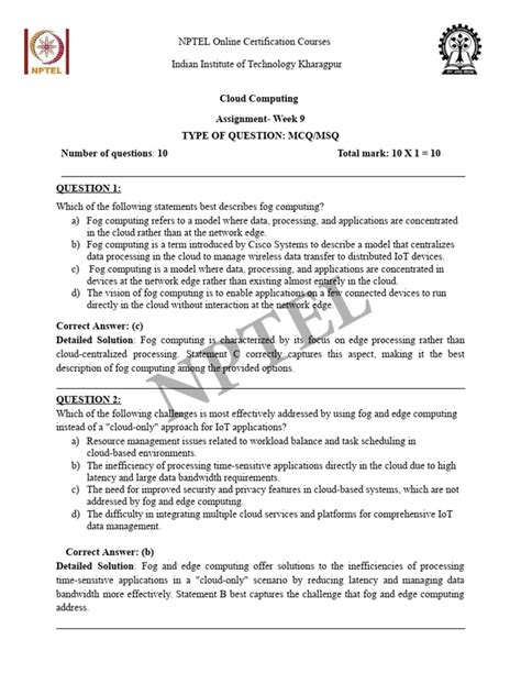 Assignment9 Pdf Cloud Computing Computer Network