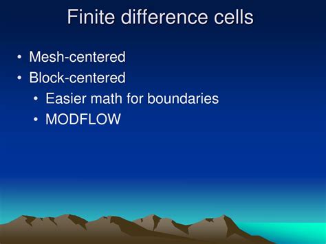 Ppt Grid Design Finite Difference Grids And An Introduction To