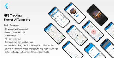 Flutter Ui Template Gps Tracking App Codemarket