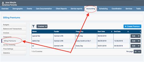 How Do I Add Edit Disable Delete Billing Premiums For A Client AlayaCare
