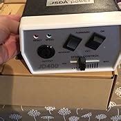 Nagelfräser elektrisch JSDA® JD 400, Profi 30000 U/Min, Set Nagelfeile ...
