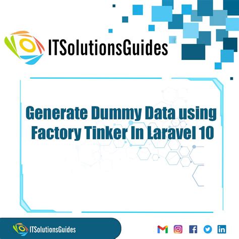 Itsolutionsguides Tutorial For Developers On Linkedin Generate Dummy