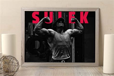 Sam Sulek Body Building Insipration Poster Print In Usa Etsy