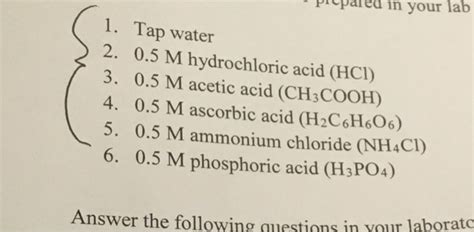 Solved B Pre Laboratory Questions Activities L Look At The Chegg Com