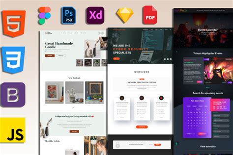 Html5 Css3 Bootstrap Jquery Javascript Front End Modern Website For 30