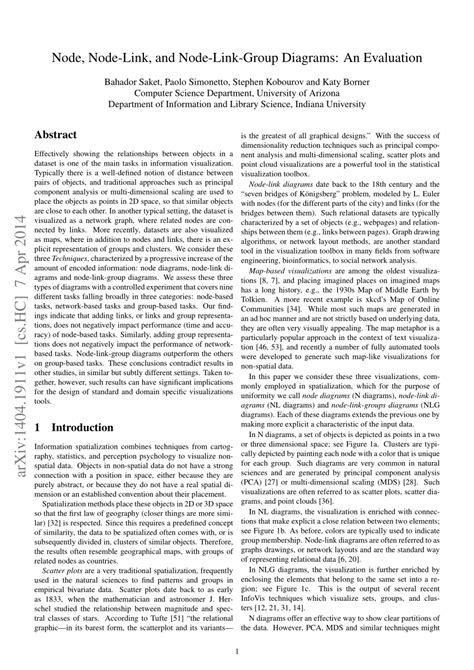 Pdf Node Node Link And Node Link Group Diagrams An Evaluation