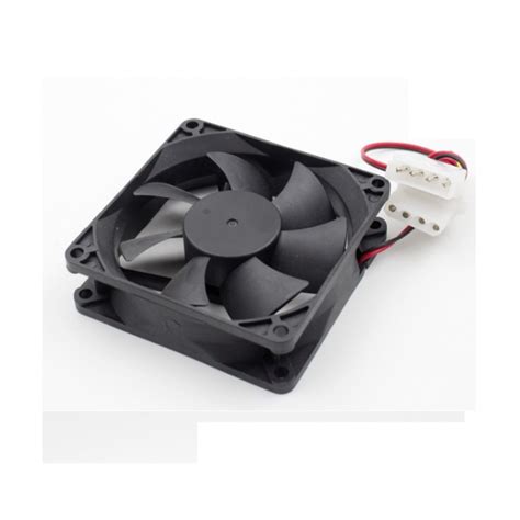 Bulk Buy China Wholesale High Quality 4pin 80x80x25mm Mini Black For Pc Case Cooling Fan 0 33
