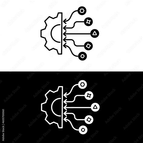 Data Transformation Icon Data Mapping Icon Data Normalization Symbol Data Aggregation Icon