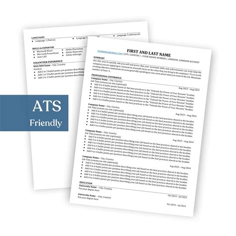 Get Hired Faster with Our ATS-Friendly Resume Template