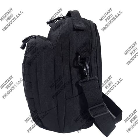 Morral Tactico Black Military Perú