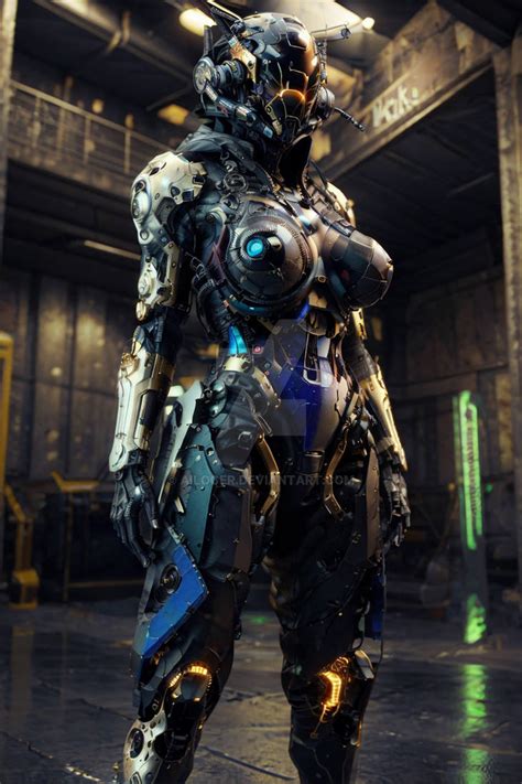 humanoid type 1 007 by ailoger on deviantart
