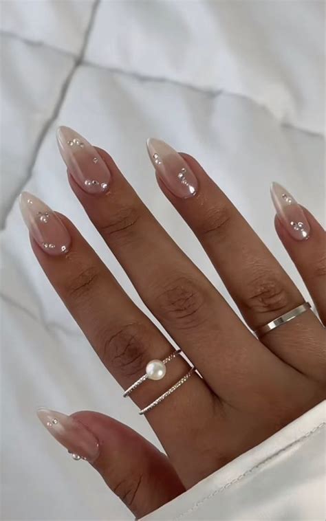 Chic Minimalist Nails Wedding Nails
