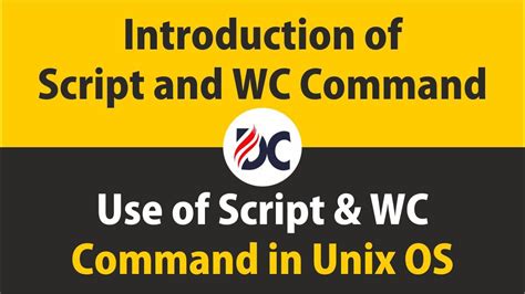 Introduction Of Script And Wc Command And Use Of It In Unix Youtube