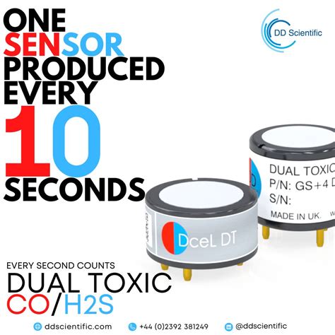 Dd Scientific Dual Toxic Sensor For Gas Detection Dd Scientific Ltd