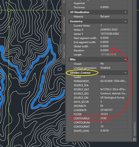 Solved Contour With Elevation Properties Cad Map 3d To Autocad Dwg Autodesk Community