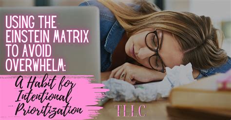 Using The Einstein Matrix To Avoid Overwhelm A Habit For Intentional Prioritization Traci