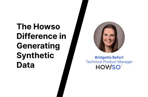 Howso A Revolutionary Way To Generate Synthetic Data