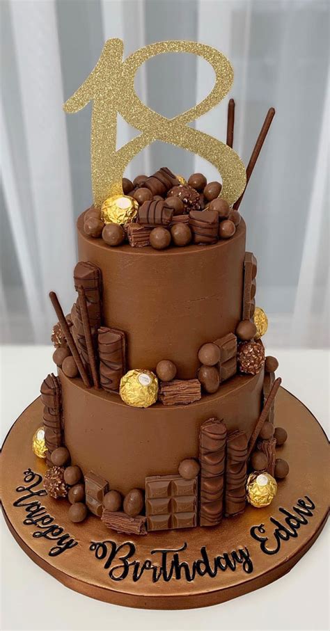 50 Birthday Cake Ideas To Delight And Impress Chocolate Birthday Cake