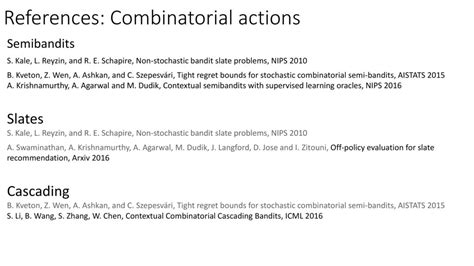 Contextual Banditsish Applications Ppt Download