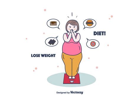 Woman On Weighing Scale Download Free Vector Art Stock Graphics Images