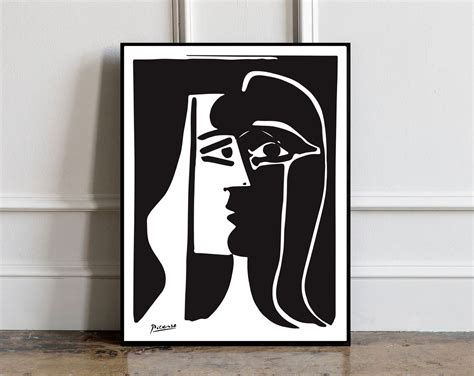 Picasso Female Print Pablo Picasso Exhibition Poster Picasso