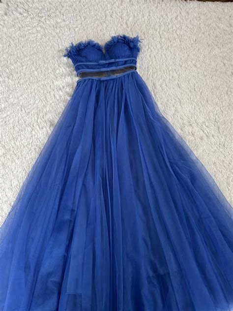 Синя бальна сукня — ціна 940 грн у каталозі Довгі сукні Купити жіночі речі за доступною ціною на
