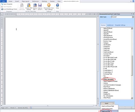 Newsmscrm Blog How To Use The Insert As Html Butt