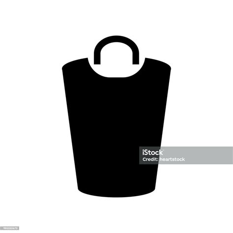 쓰레기 아이콘 벡터 아이콘입니다 간단한 요소 그림입니다 쓰레기 기호 디자인입니다 웹 및 모바일 사용할 수 있습니다 가방에 대한 스톡 벡터 아트 및 기타 이미지 Istock
