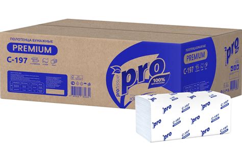 Бумажные полотенца Protissue V сложения 2 слоя 200 листов С197 выгодная цена отзывы