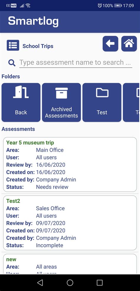 Smartlog® App Health And Safety Compliance Software