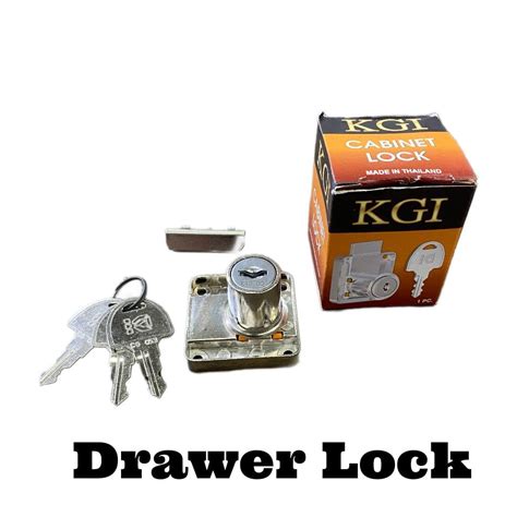 Drawer Lock Cabinet Lock Silver