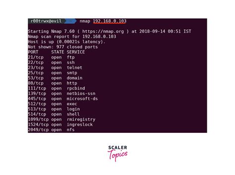 Enumerating Ssh With Nmap Scaler Topics