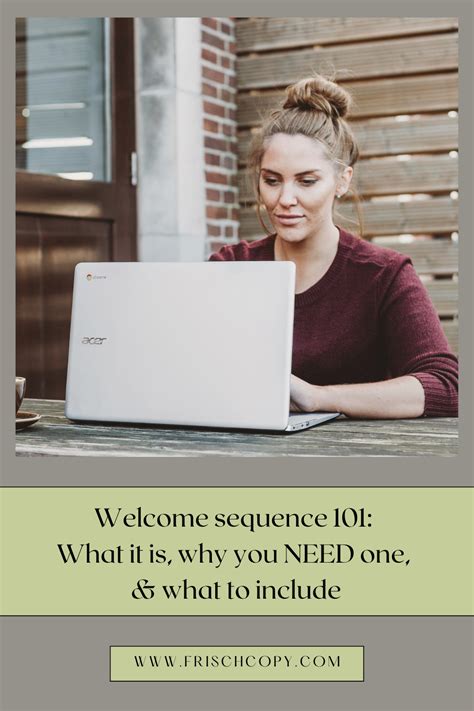 welcome sequence 101 what it is why you need one and what to include — frisch copy