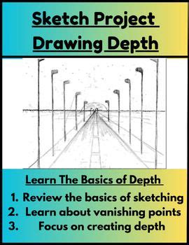 How To Draw Depth Sketch Drawing Projects Art Lesson Plan Presentation Art Lesson Plans