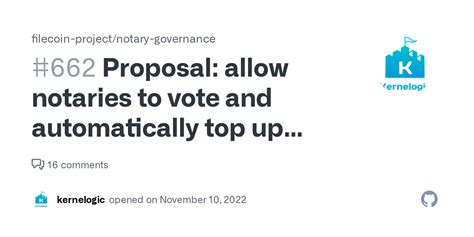 proposal allow notaries to vote and automatically top up multisig ldn