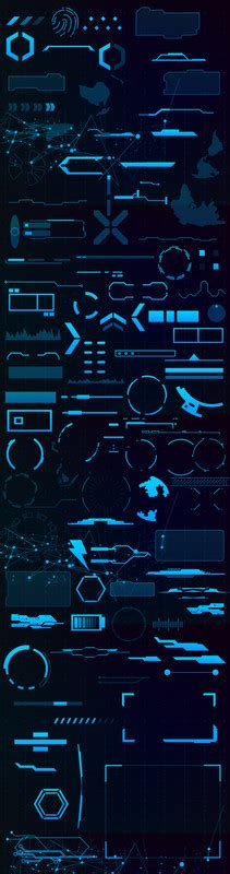 SCI FI UI BUNDLE ELEMENTS PSD