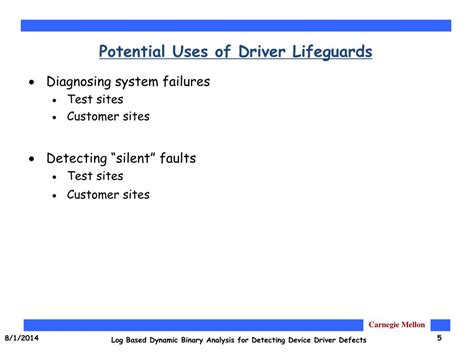 Ppt Log Based Dynamic Binary Analysis For Detecting Device Driver