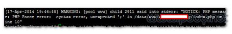 关于nginx下开启php Fpm 输出php错误日志的设置蔡志伟的博客 Csdn博客